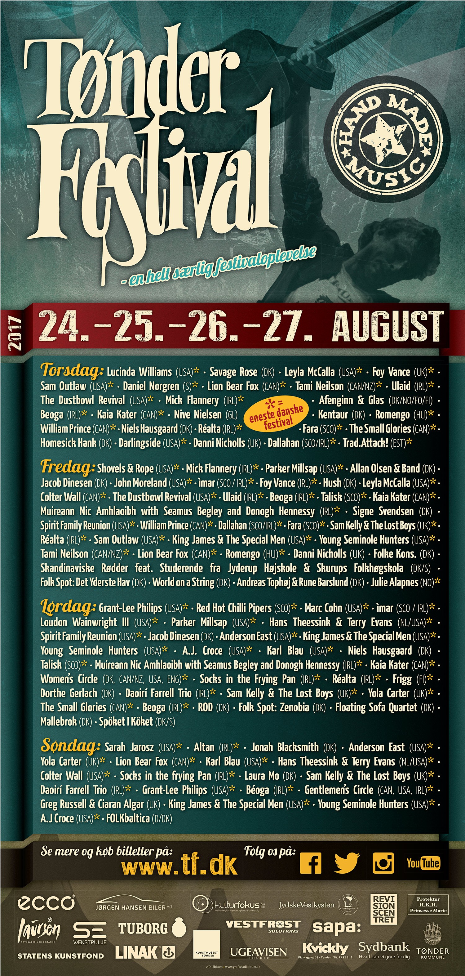 Se vores plakater - Tønder Festival